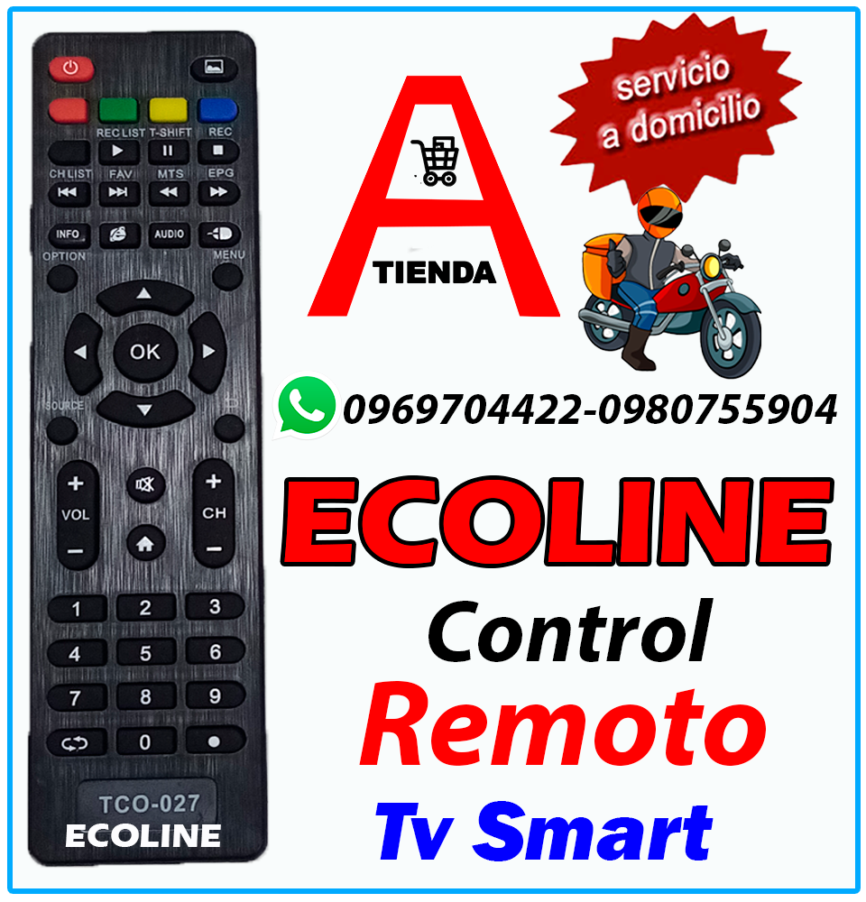 ECOLINE Control Remoto Smart TV 027 – Atienda