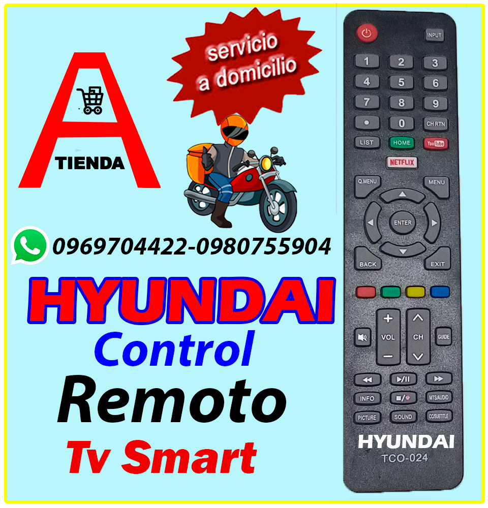 HYUNDAI Control Remoto Smart TV 024 – Atienda