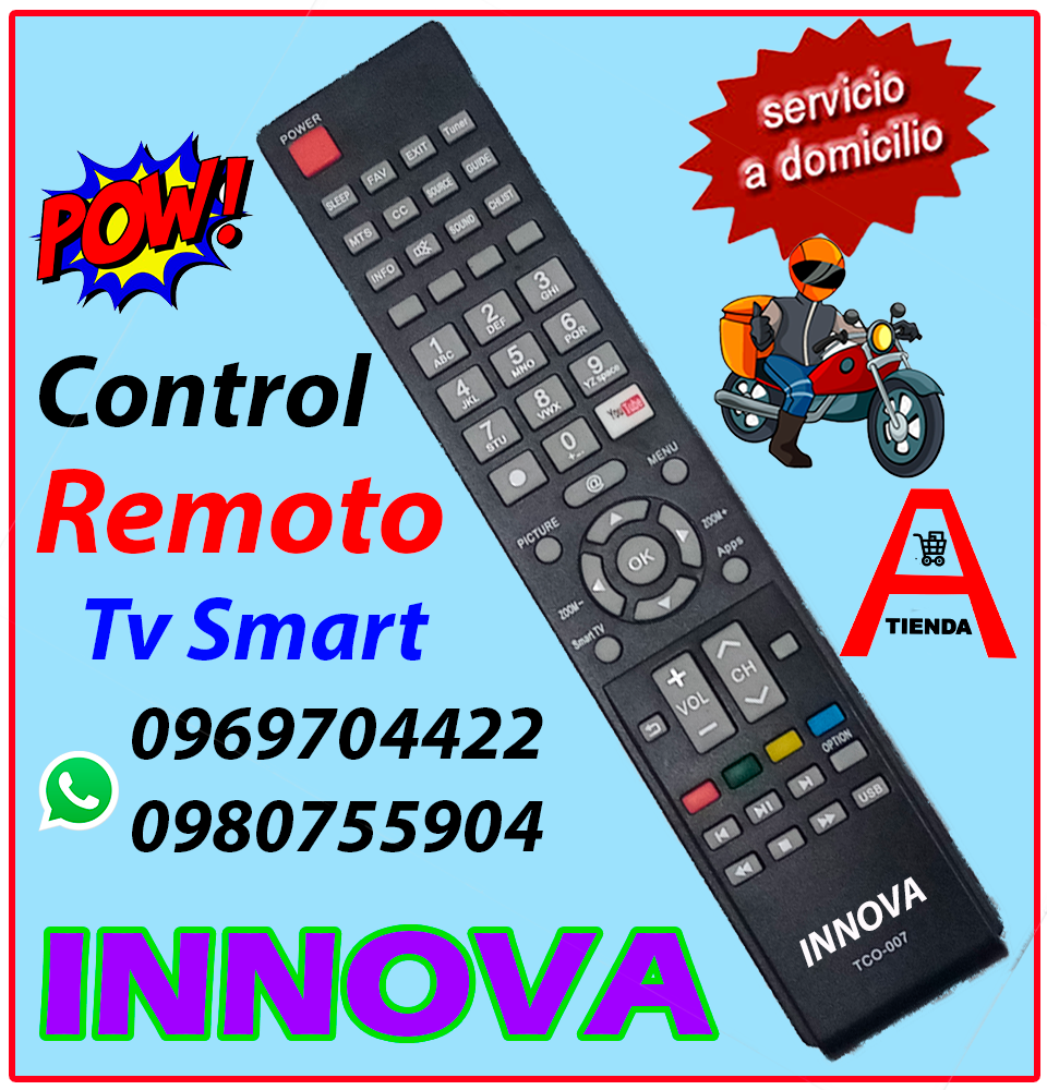 INNOVA Control Remoto Smart TV 007 – Atienda