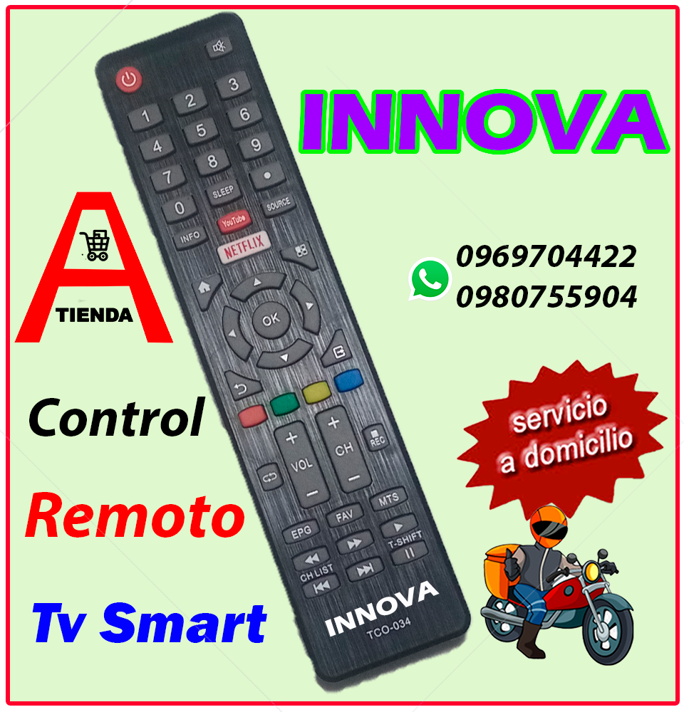 INNOVA Control Remoto Smart TV 034 – Atienda