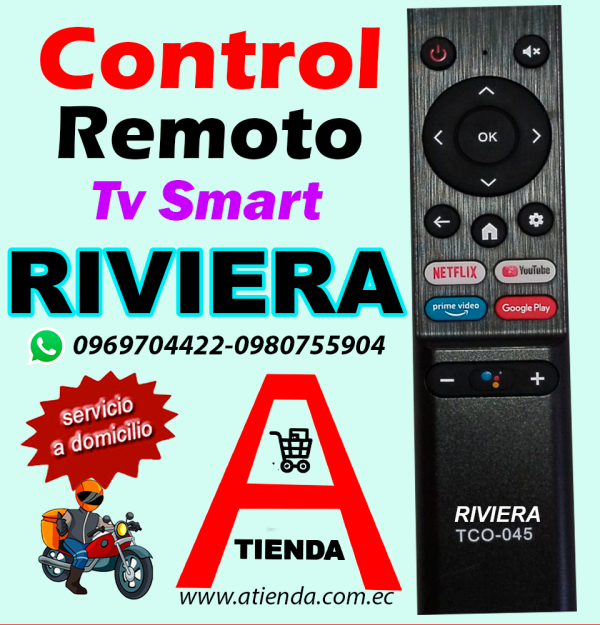 RIVIERA Control Remoto Smart TV 45 – Atienda