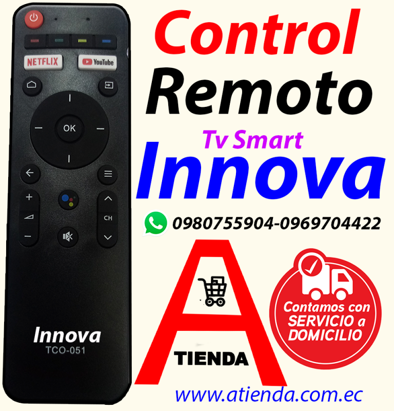 Innova Control Remoto Smart Tv 051 – Atienda