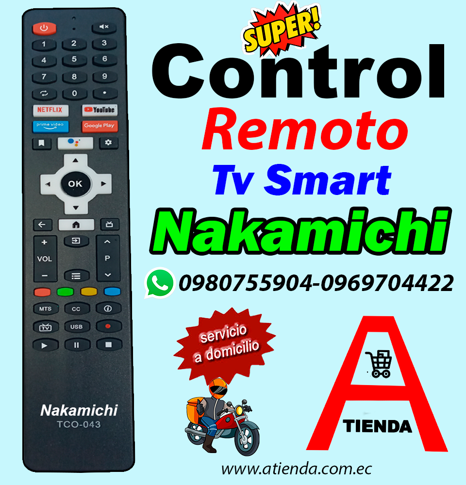 Nakamichi Control Remoto Smart TV 043 – Atienda