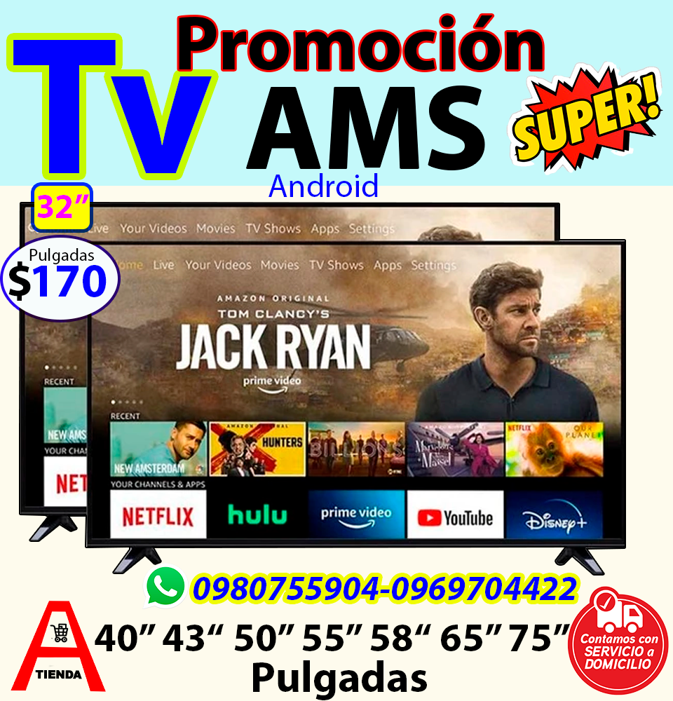AMS Tv 32 Pulgadas – Atienda